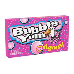 BUBBLE YUM Original Flavor Chewy, Bubble Gum Packs, 2.82 oz (12 Count)