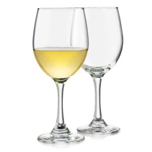 libbey classic white wine glasses, 14-ounce, set of 4