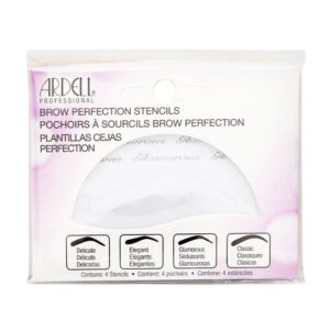 ardell brow perfection stencils 4 stencils