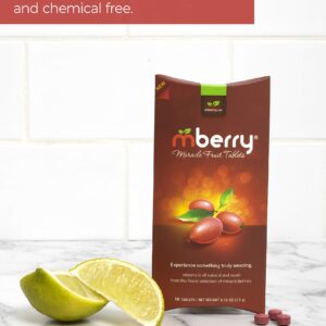 mberry Miracle Berry Tablets, Miracle Fruit Snacks, 10 Count.12 Ounce, Pack of 1