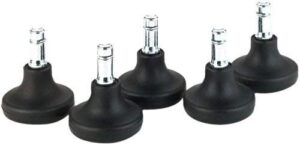 master caster 70178 low profile bell glides, 100 lbs./glide, b stem, 5/set