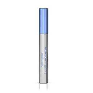 neutrogena healthy volume lash-plumping waterproof mascara, volumizing and conditioning mascara with olive oil to build fuller lashes, clump-, smudge- and flake-free, black/brown 08, 0.21 oz