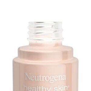 Neutrogena Healthy Skin Liquid Makeup Foundation, Broad Spectrum SPF 20 Sunscreen, Lightweight & Flawless Coverage Foundation with Antioxidant Vitamin E & Feverfew, Natural Ivory, 1 fl. oz