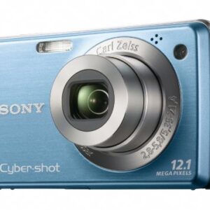 Sony Cybershot DSC-W220 12MP Digital Camera with 4x Optical Zoom with Super Steady Shot Image Stabilization (Light Blue) (OLD MODEL)