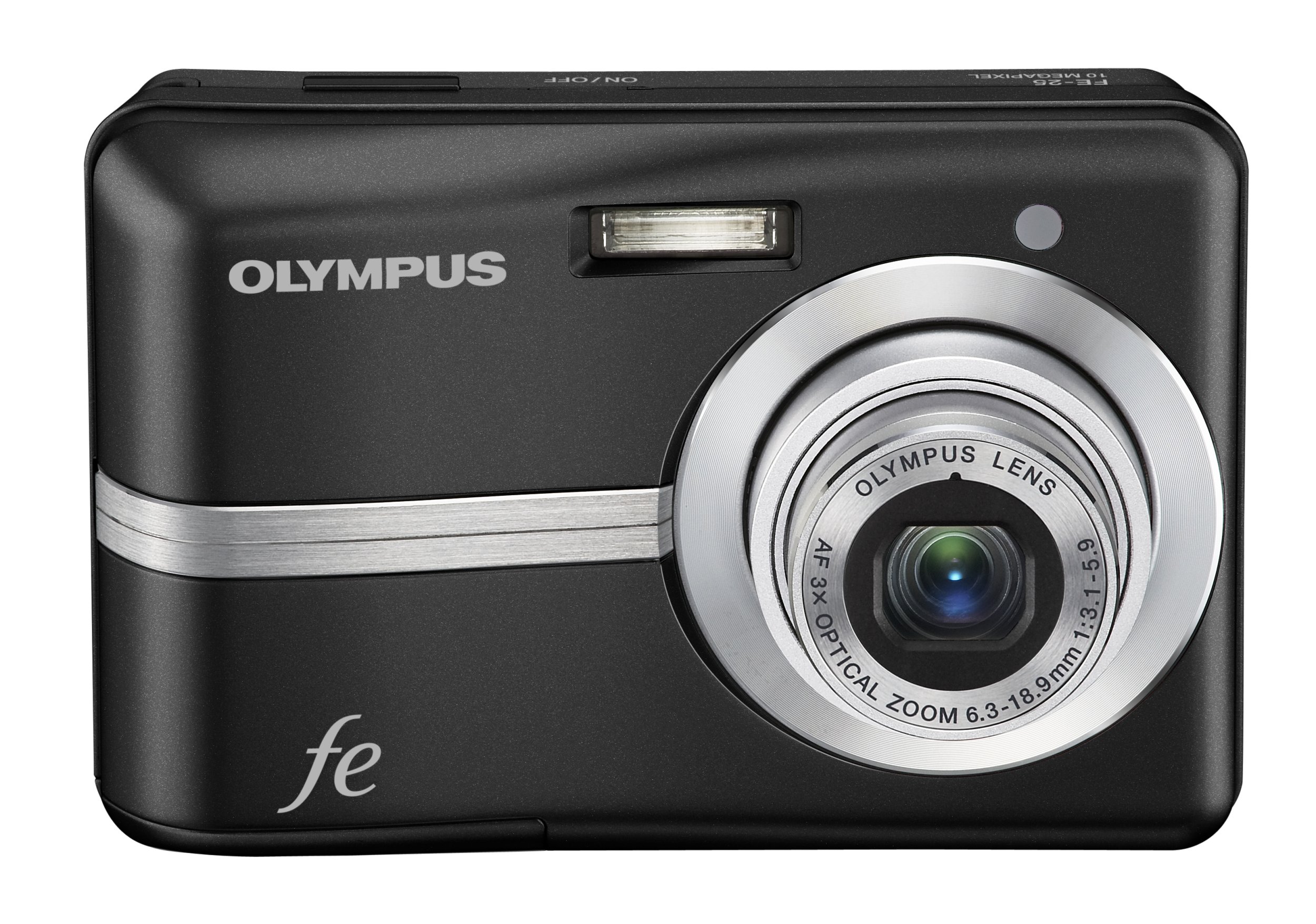 OM SYSTEM OLYMPUS FE-25 10MP Digital Camera with 3x Optical Zoom and 2.4 inch LCD (Black)