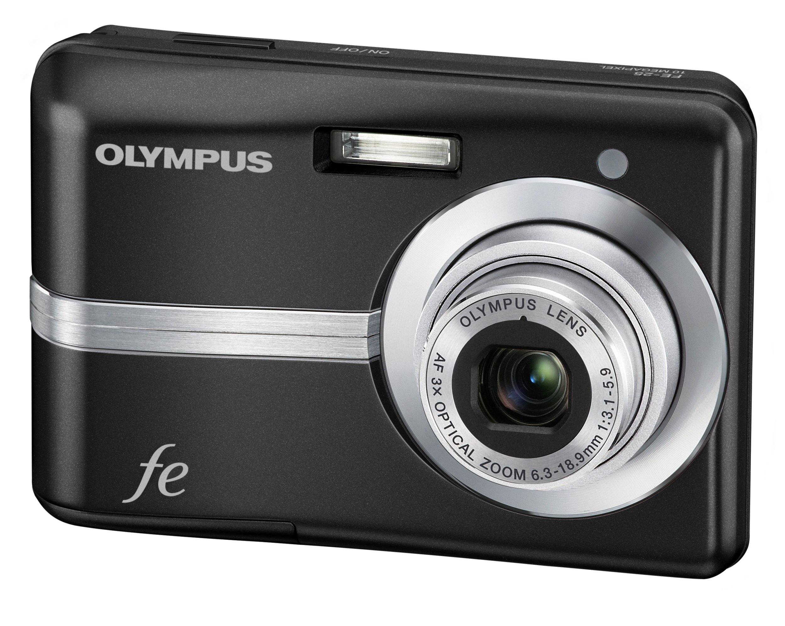 OM SYSTEM OLYMPUS FE-25 10MP Digital Camera with 3x Optical Zoom and 2.4 inch LCD (Black)