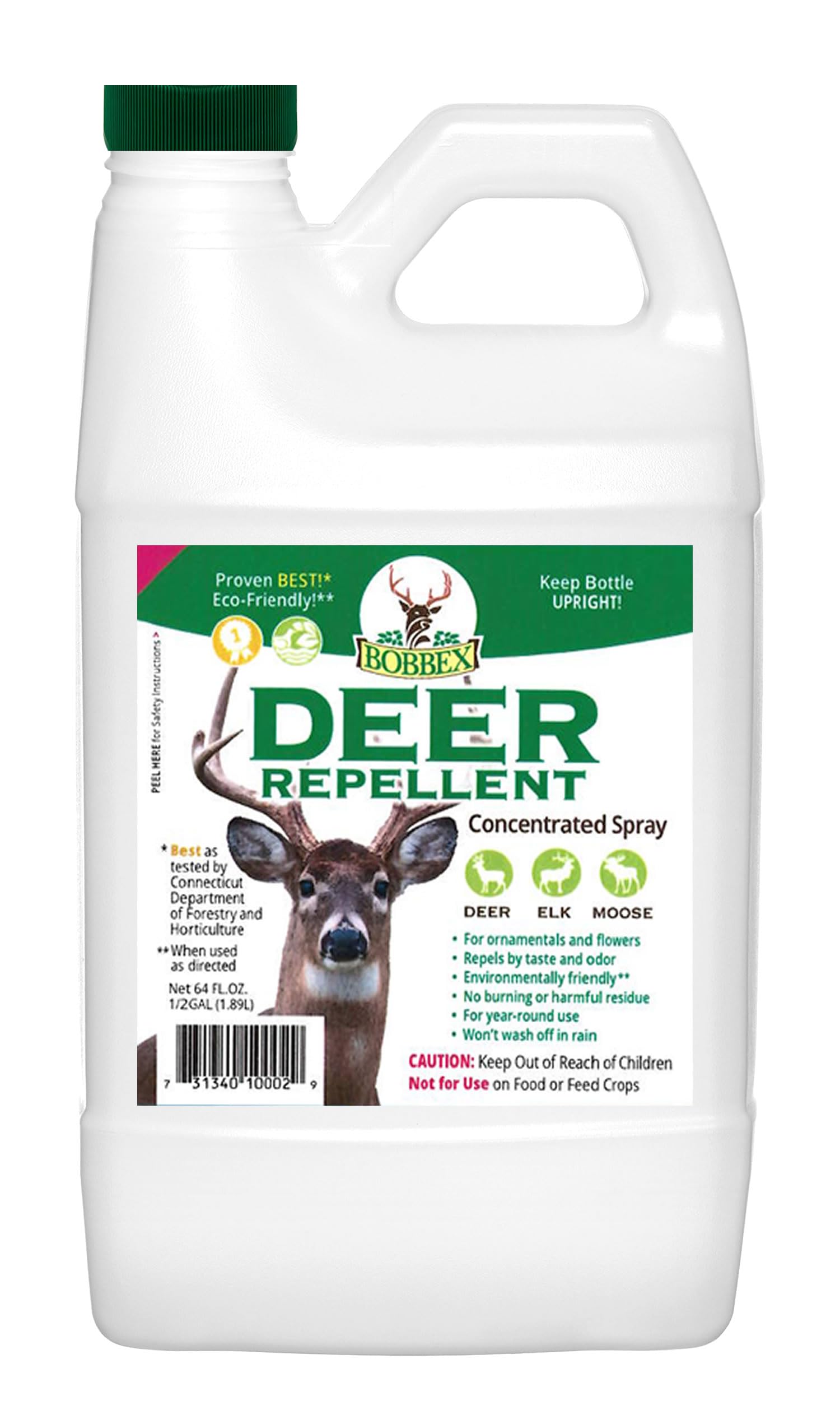 Concentrated Deer Repellent - Bobbex | Deer, Elk, and Moose Deterrent Concentrate (64 oz.) UB-U9NT-KE8U