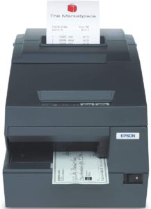 epson tm-h6000iii multistation printer. tm-h6000iii-s01 ser edg w/micr tm-h6000iii-s01 no pwr sply rp-tr. dot matrix, thermal transfer - serial - micr, drop-in validation