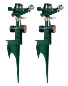 orbit 56351n 56351 zinc impact on metal step spike, 2-pack, green