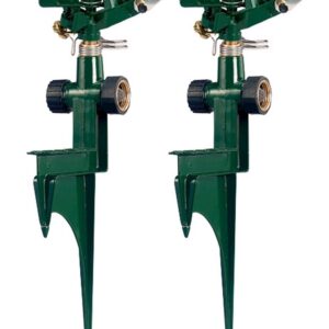 Orbit 56351N 56351 Zinc Impact on Metal Step Spike, 2-Pack, Green