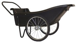 polar trailer 8376 utility cart, standard, black