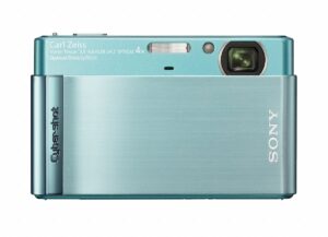 sony cyber-shot dsc-t90 12 mp digital camera with 4x optical zoom and super steady shot image stabilization (blue)