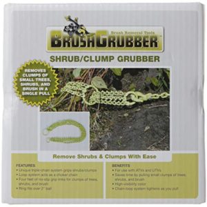 Brush Grubber Heavy Duty 4 Foot Long Triple Chain ATV, UTV, and Tractor Shrub and Clump Grubber Chain for Removing Unwanted Brush and Shrub