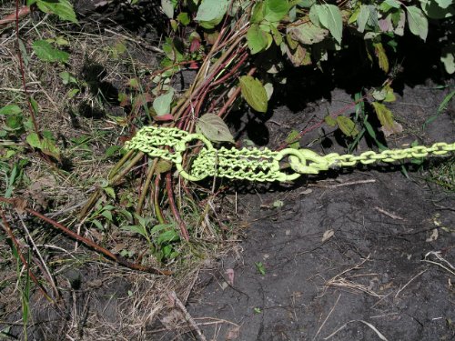 Brush Grubber Heavy Duty 4 Foot Long Triple Chain ATV, UTV, and Tractor Shrub and Clump Grubber Chain for Removing Unwanted Brush and Shrub