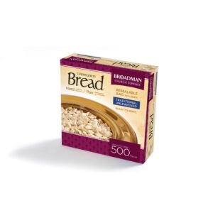 broadman church supplies communion bread, hard, 500 count