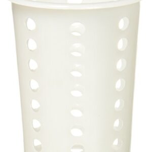 Winco Flatware Cylinder, Plastic White Medium