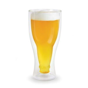 Genuine Fred Hopside Down Beer Glass, Standard