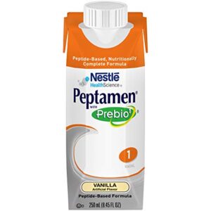 peptamen with prebio, vanilla, 250 ml cartons (pack of 24)