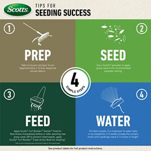 Scotts Turf Builder Grass Seed Fall Overseeding Mix, Thickens & Strengthen to Help Prevent Future Weeds, 15 lbs.