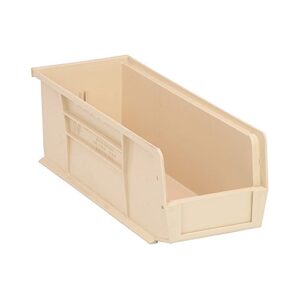 quantum storage systems qus234iv storage bin, ivory