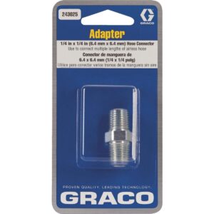 Graco 243025 Hose Connector, 1/4" x 1/4"