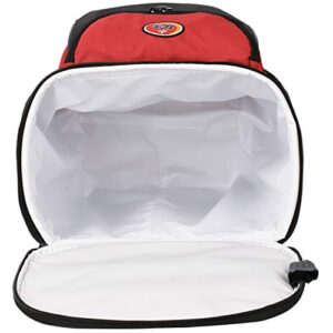 16" Cool Carry 2-Section Rolling Cooler with Thermal Insulation, Red Color Option