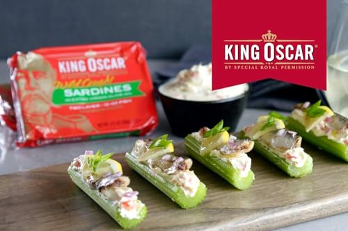 King Oscar Sardines Extra Virgin Olive Oil, 3.75-Ounce Cans (Pack of 12)