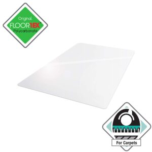 Floortex® Ultimat® Polycarbonate Rectangular Chair Mat for Carpets up to 1/2" - 48" x 60"