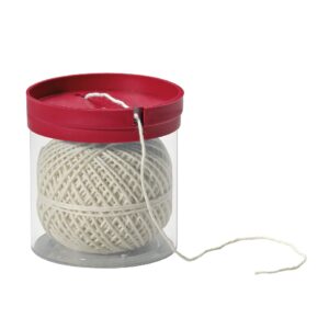 küchenprofi kitchen twine with acrylic twine dispenser, all-purpose cooking and baking string