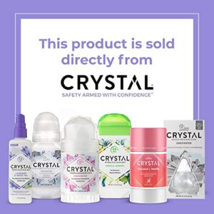 Crystal Mineral Deodorant Roll-On, Lavender & White Tea, Purple, 2.25 Fl Oz