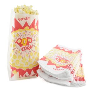 1 oz. popcorn bag, burst design, 1000 per case