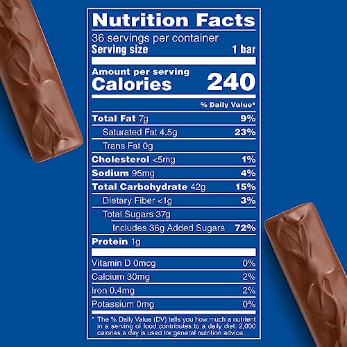 3 MUSKETEERS Candy Milk Chocolate Bars, Full Size, 1.92 oz Bar (Pack of 36) Box