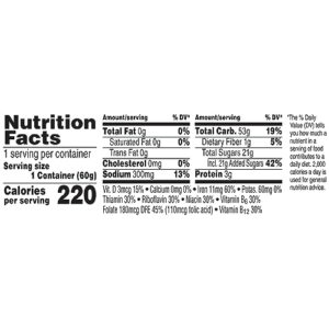 Kellogg's Frosted Flakes Breakfast Cereal Cups, 8 Vitamins and Minerals, Kids Snacks, Original, 25.2oz Case (12 Cups)