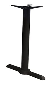 regency pair of cain t-base table legs, 28", black