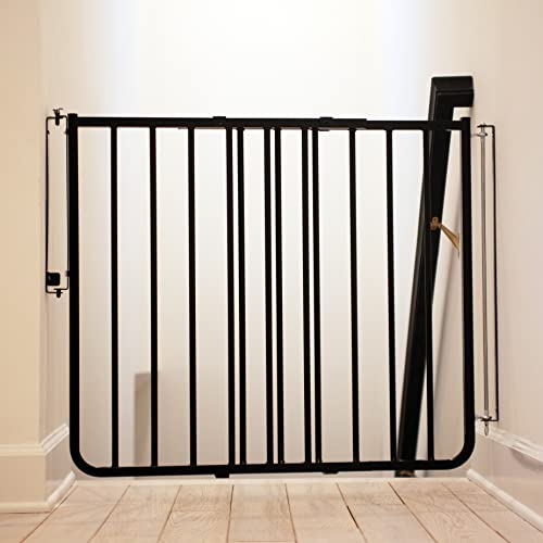 Cardinal Gates SS30 Stairway Special Baby Gate for Stairs - Adjustable Indoor Dog Gate - Aluminum Safety Gate for Kids & Pets - Can be Installed at Angles - 27 to 42.5 Inches Wide - White