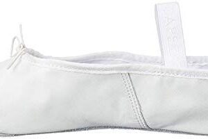 Capezio womens Daisy Shoe Ballet Flat, White, 6 Narrow US