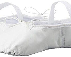 Capezio womens Daisy Shoe Ballet Flat, White, 6 Narrow US