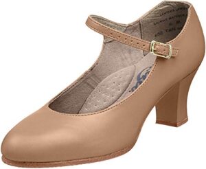 capezio women's student footlight, caramel,4 m us