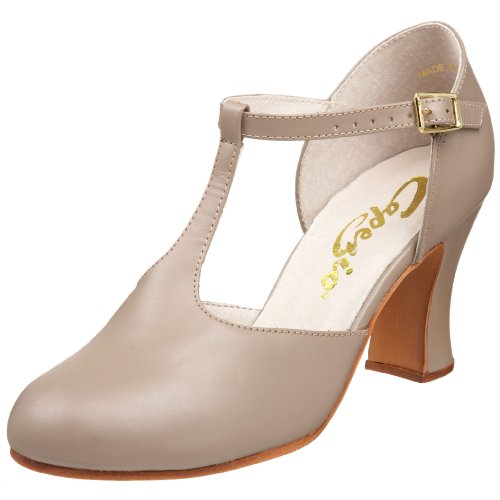 Capezio Women's Chorus Theatrical Shoe, Tan, 7.5 W US