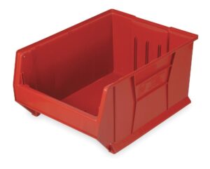 quantum storage systems, 29-7/8 in. l, 18-1/4 in. w, 12 in. h bin, one size, red