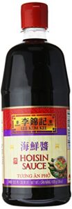 lee kum kee hoisin sauce, hoisin, spicy, sweet sauce, 36.0 ounce