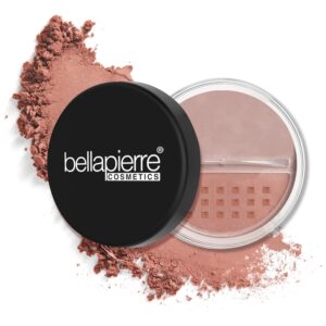 bellapierre mineral blush | warm dewy complexion | non-toxic & paraben free | hypoallergenic | loose powder - 0.3-ounce – autumn glow