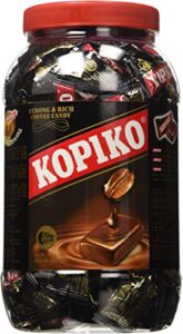 kopiko coffee candy in jar 800g/28.2oz (original version)