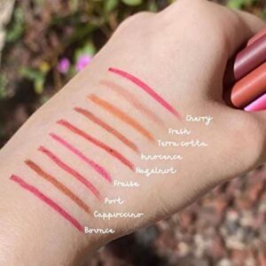 Zuzu Luxe Lip Pencil (Innocence- Nude Pink/Neutral), Lipliner Infused with Jojoba Seed Oil,Aloe for ultra hydrated lips. Natural, Paraben Free, Vegan, Gluten-free,Cruelty-free, Non GMO,0.04 oz.