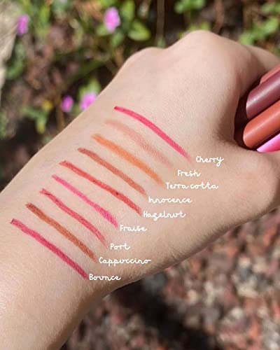 Zuzu Luxe Lip Pencil (Innocence- Nude Pink/Neutral), Lipliner Infused with Jojoba Seed Oil,Aloe for ultra hydrated lips. Natural, Paraben Free, Vegan, Gluten-free,Cruelty-free, Non GMO,0.04 oz.