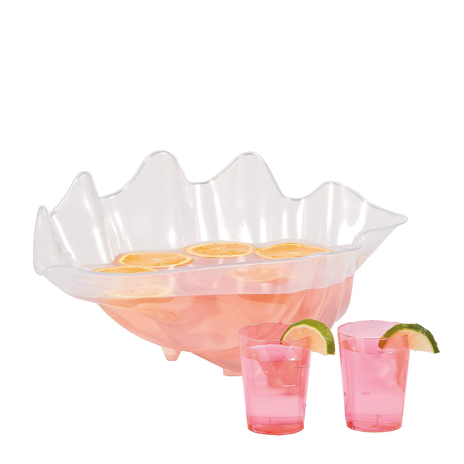 Fun Express 18-Inch Plastic Seashell Punch Bowl