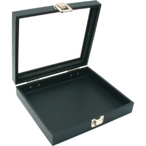 Glass Top Display Case 36 Slot Ring Insert Liner New, Storage Jewelry Box Holder