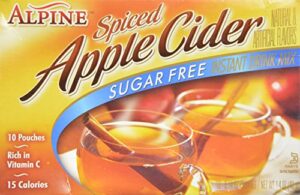 alpine spiced apple cider sugar free- 10 count (pack of 1)