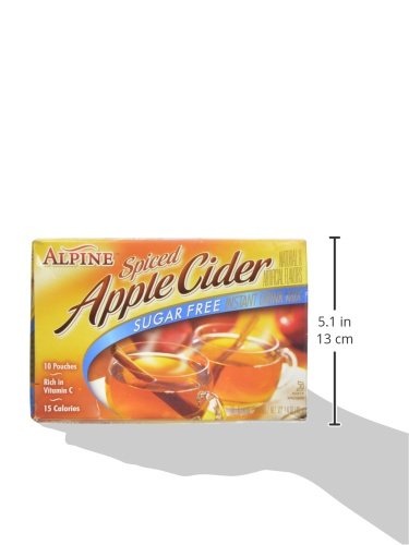 Alpine Spiced Apple Cider Sugar Free- 10 Count (Pack of 1)