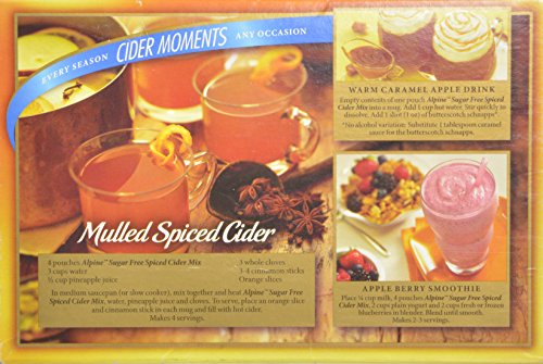 Alpine Spiced Apple Cider Sugar Free- 10 Count (Pack of 1)